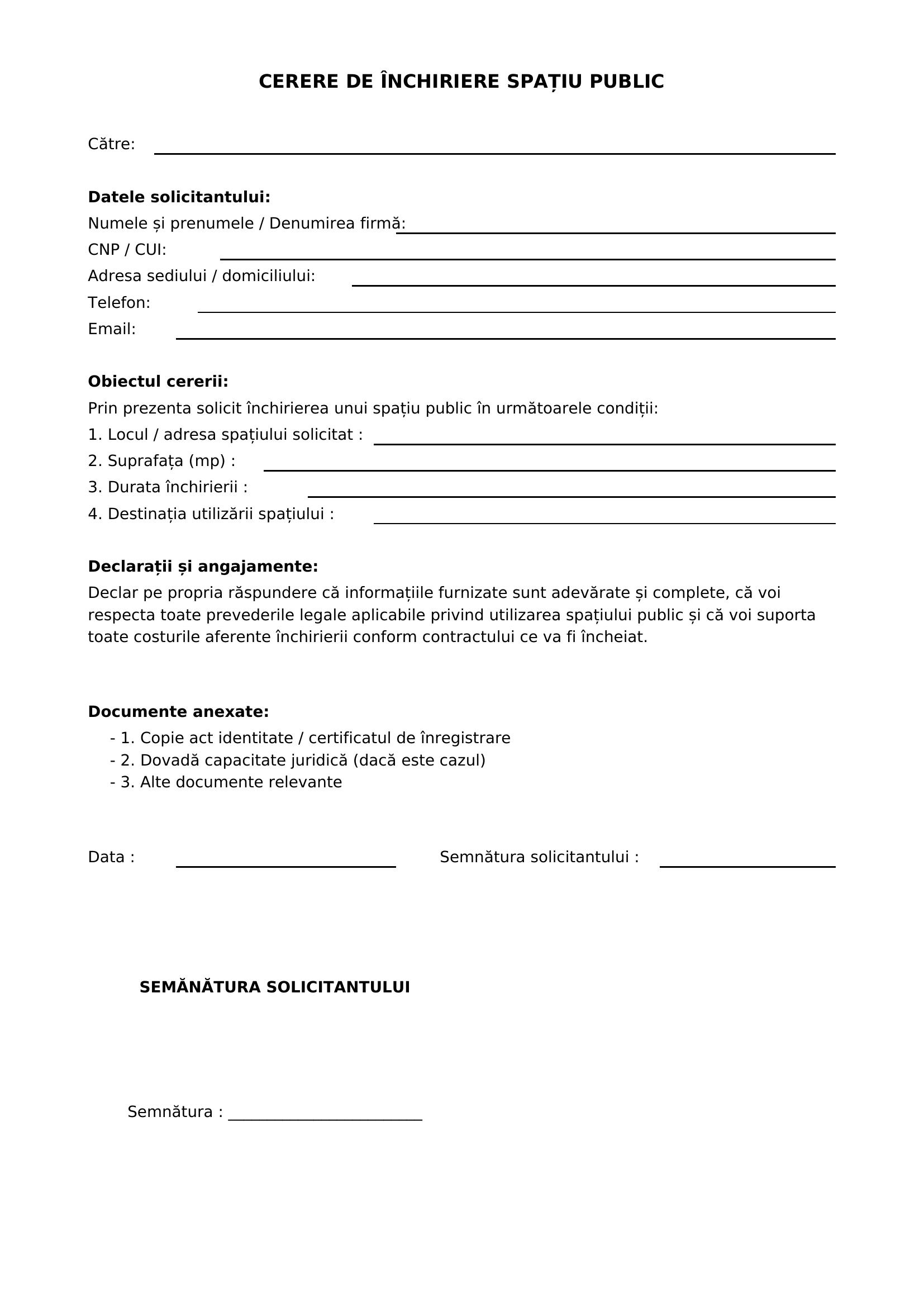 Model Cerere Invoire Scoala Invatatoare